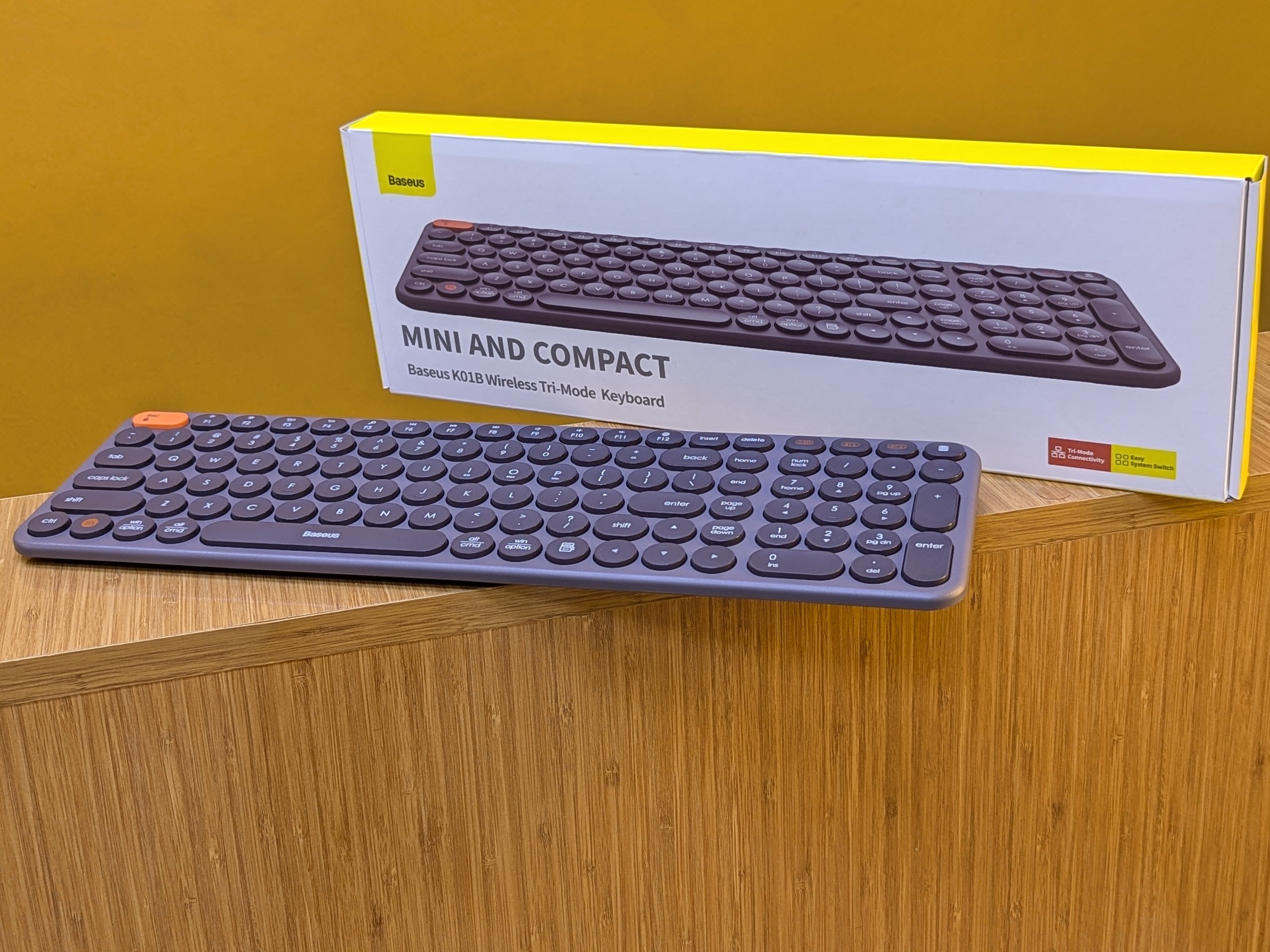 Tri Mode Wireless And Bluetooth Keyboard Mini And Compact Smart Product Tz