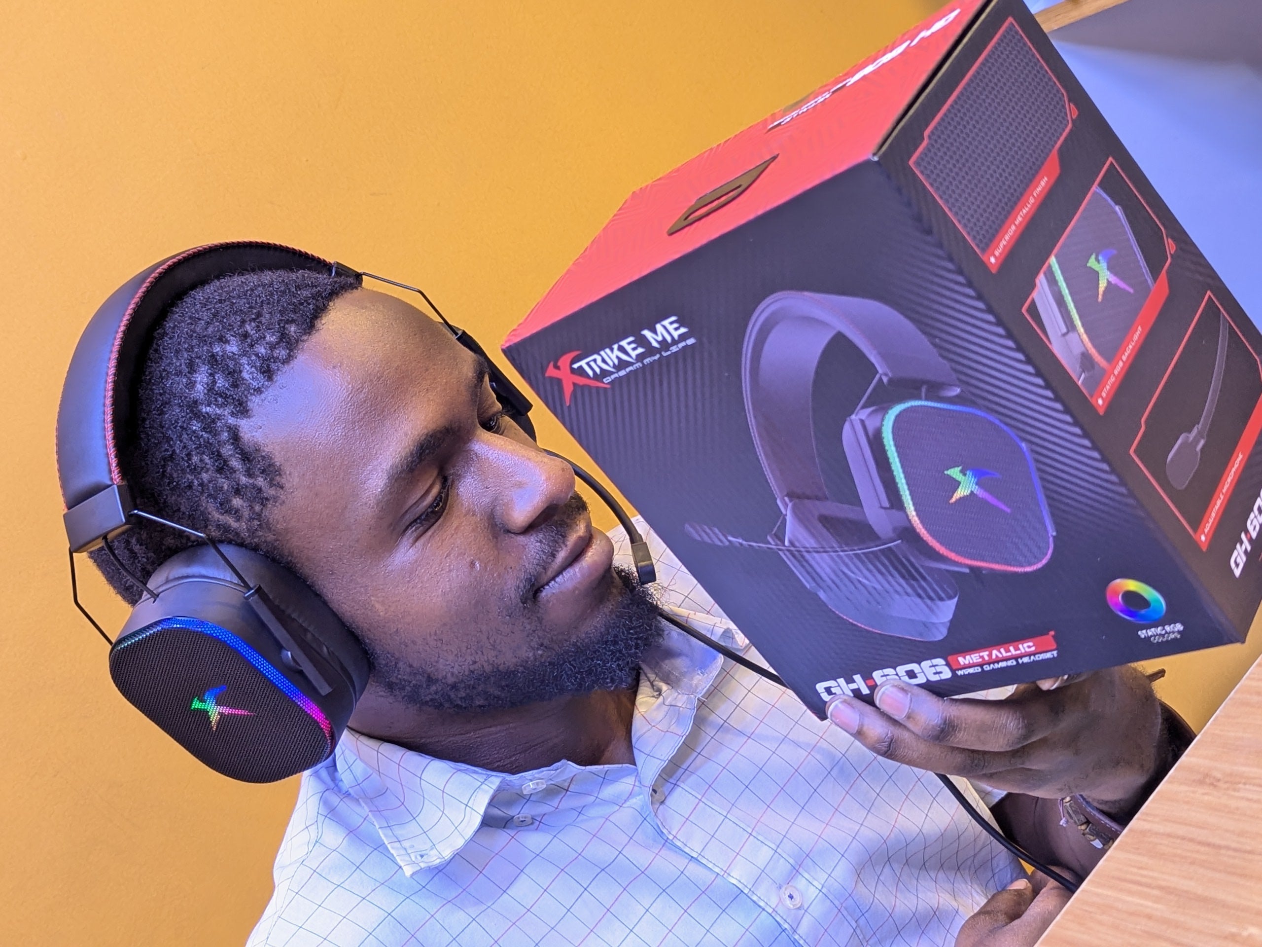 EXTRIKE ME Metalic wired Gaming Headset GH-606 – smart product tz